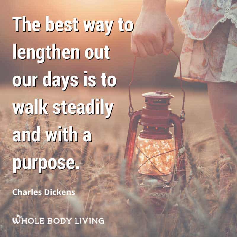 Walk Steadily And With Purpose - Whole Body Living and Tara's Keto Kitchen
