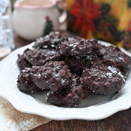 Dark Chocolate Toasted Coconut Clusters - from Tara's Keto Kitchen