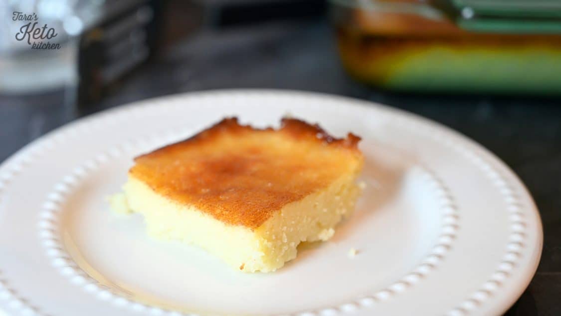 Keto Gooey Butter Cake - from Tara's Keto Kitchen