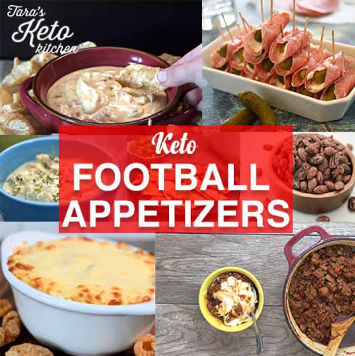 Keto Football Appetizers - from Tara's Kitchen