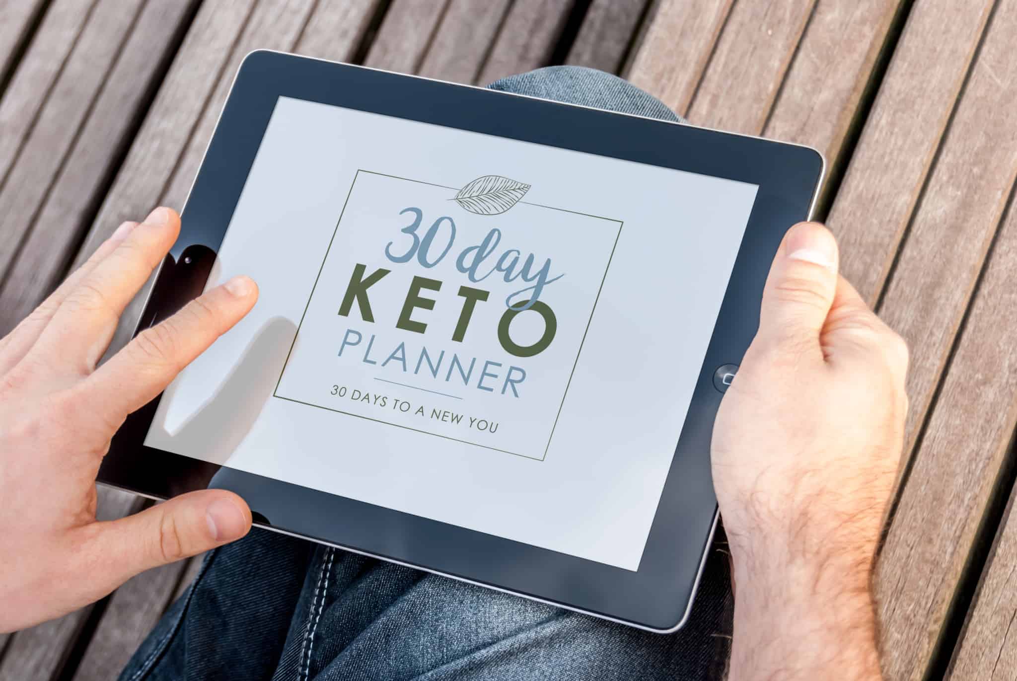 30 Day Keto Planner - Rapid Keto Weight Loss Challenge Planner!