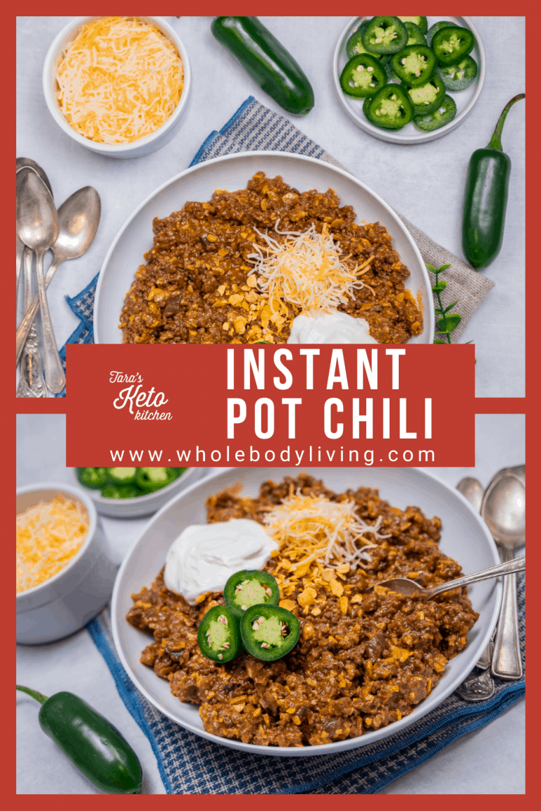 Keto Instant Pot Chili - from Tara's Keto Kitchen